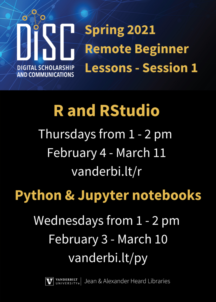 Beginner Python and R lessons for spring | BRET Career Development ...