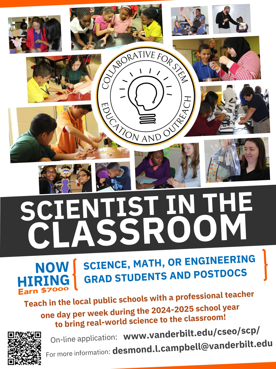 2024-2025 Scientist in the Classroom Partnership (SCP) program | BRET ...