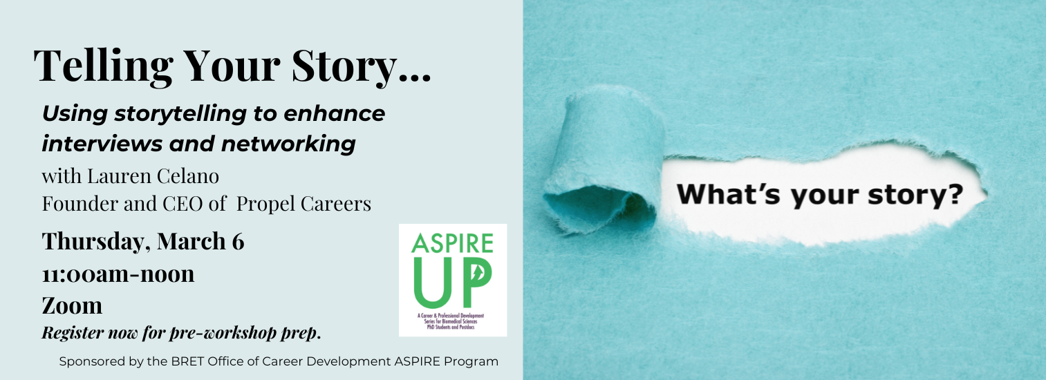ASPIRE Up: Telling Your Story – Preparing for Your Interview | BRET ...