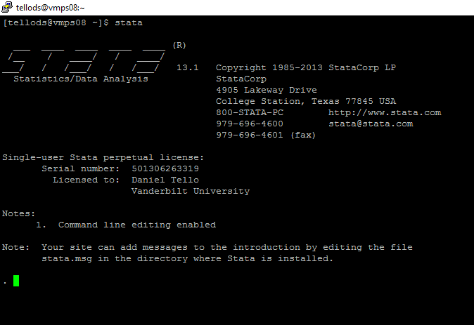Then you can use stata in that format.