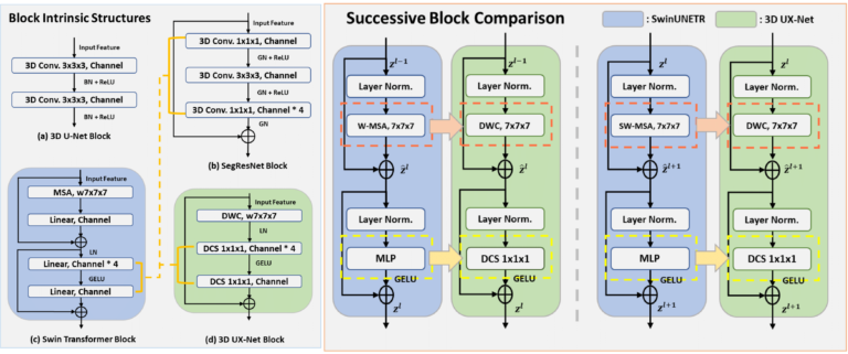 3D UX-Net: A Large Kernel Volumetric ConvNet Modernizing Hierarchical Transformer for Medical ...