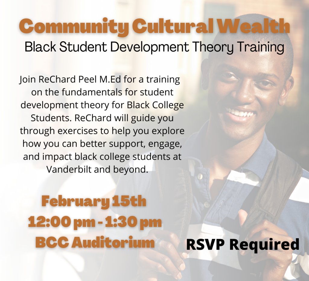Community Cultural Wealth Black student development workshop | Black ...