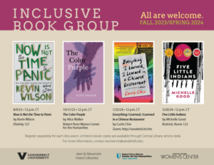 Inclusive Book Group | Margaret Cuninggim Women's Center | Vanderbilt ...
