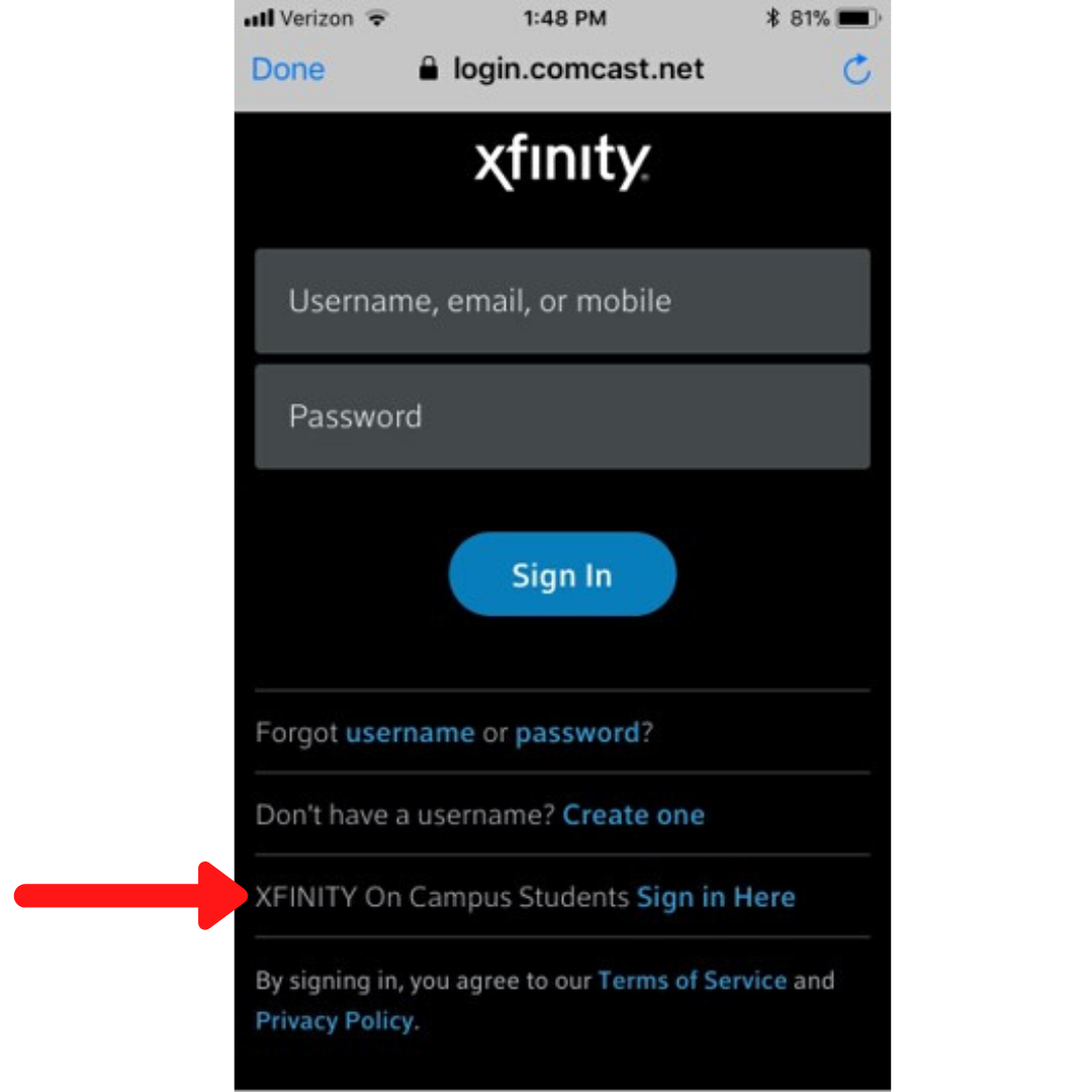 XFINITY On-Campus IPTV Service | Housing and Residential Experience ...