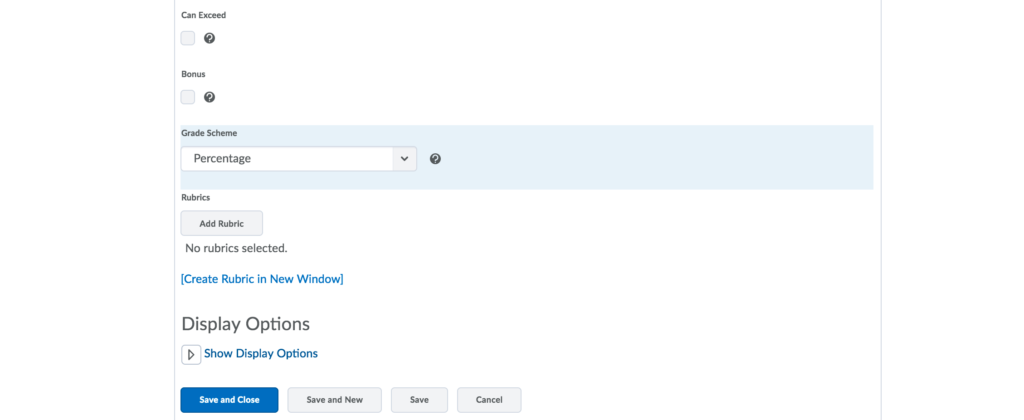 Creating Grade Items and Categories | Brightspace Support | Vanderbilt ...