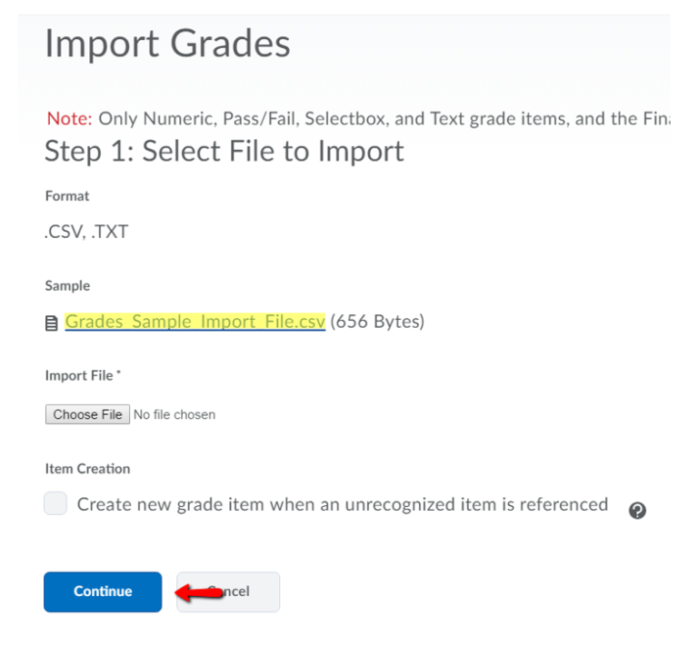 How do I import grades from an excel? | Brightspace Support ...