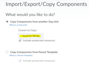 How do I copy content from one Brightspace course to another ...