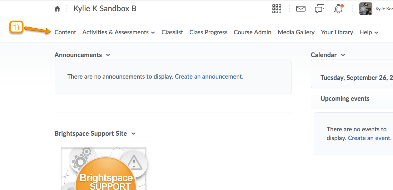 How do I Create an Assignment on the Content Page? | Brightspace ...