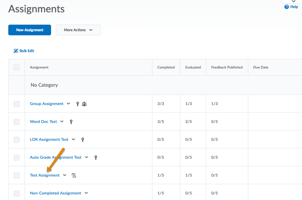 Grading and evaluating a student who has not submitted an assignment ...