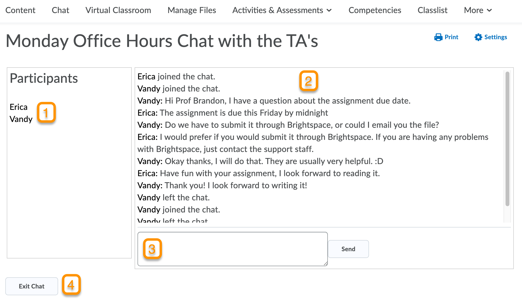 How do I set up the Chat tool? | Brightspace Support | Vanderbilt ...