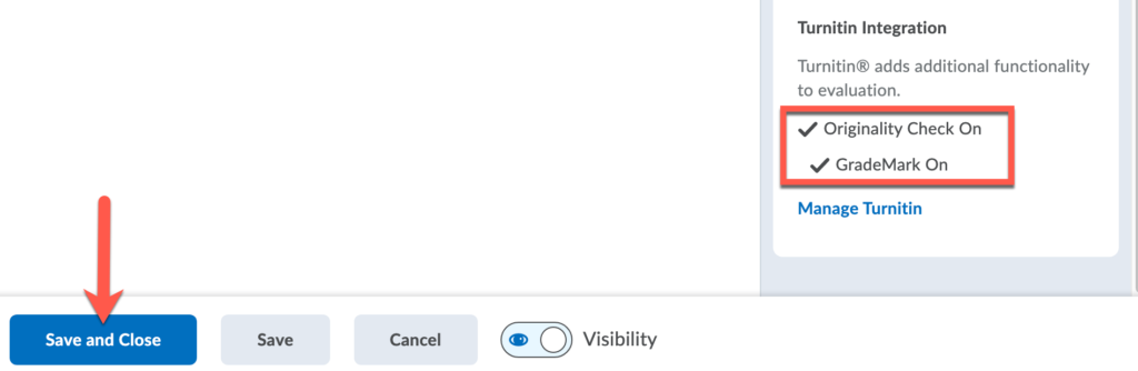 Enabling Turnitin on an Assignment | Brightspace Support | Vanderbilt ...