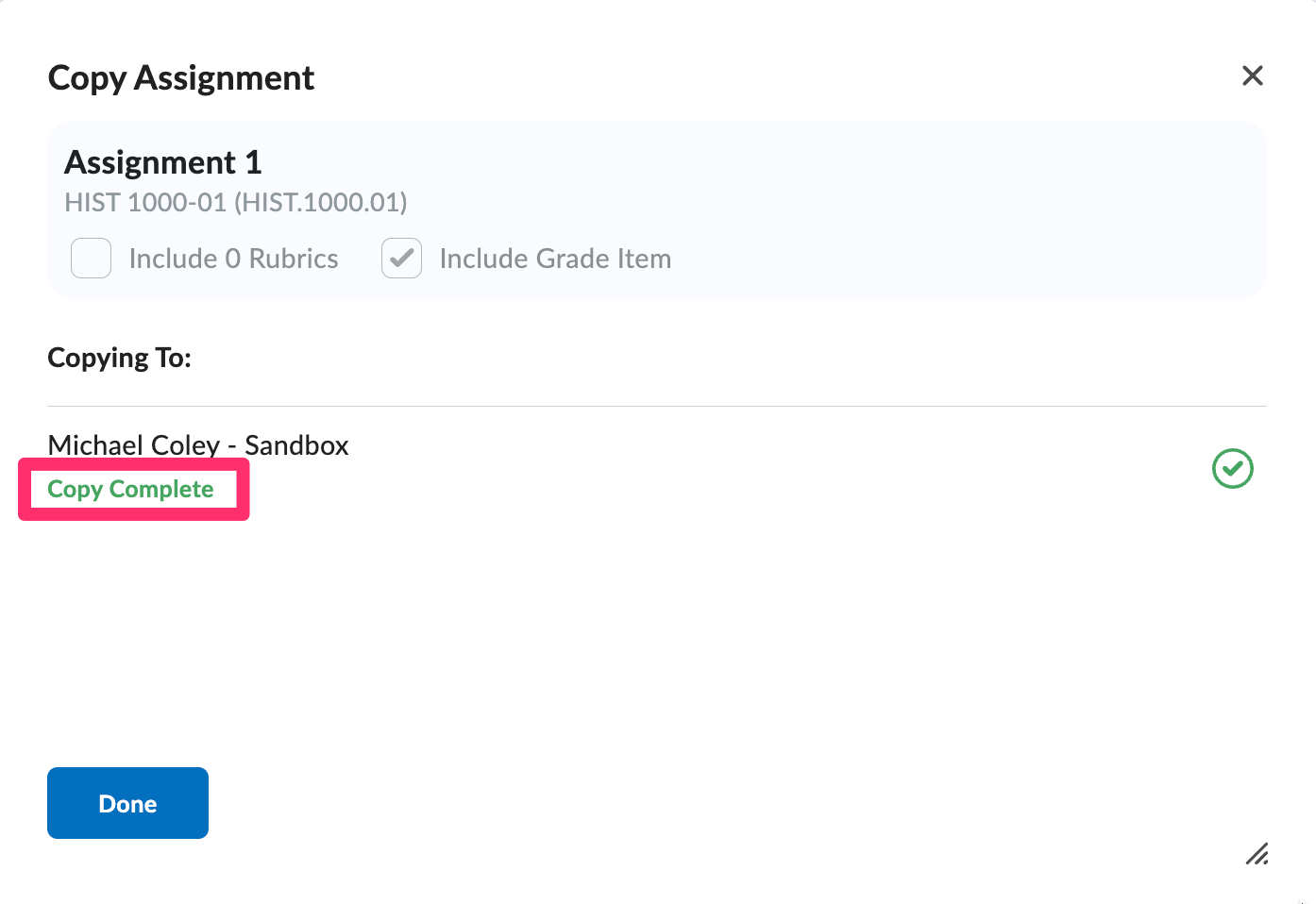 Copying Assignments to Other Courses | Brightspace Support | Vanderbilt ...