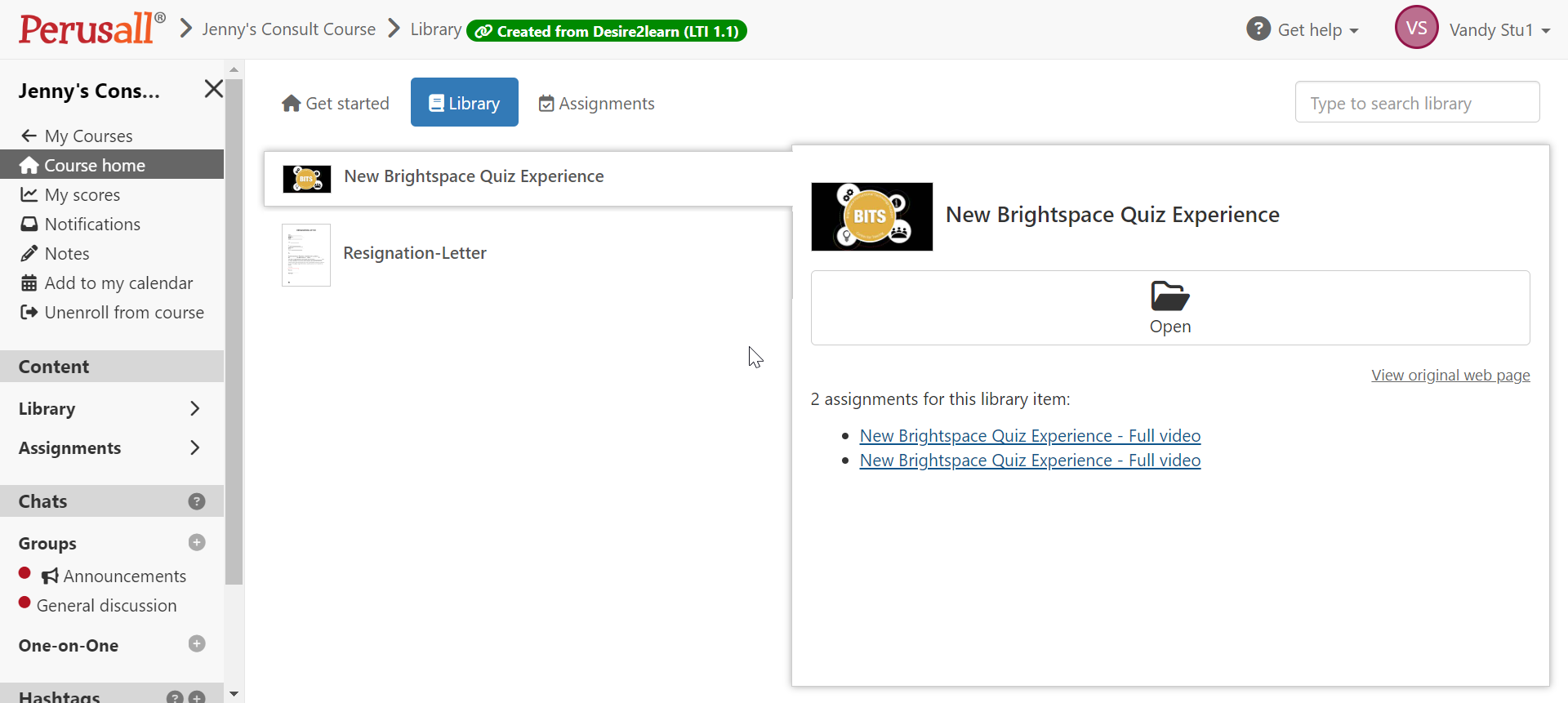 Getting Started with Perusall | Brightspace Support | Vanderbilt University