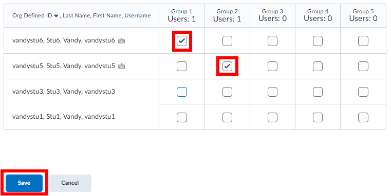Adding Students to Groups in Brightspace | Brightspace Support | Vanderbilt University