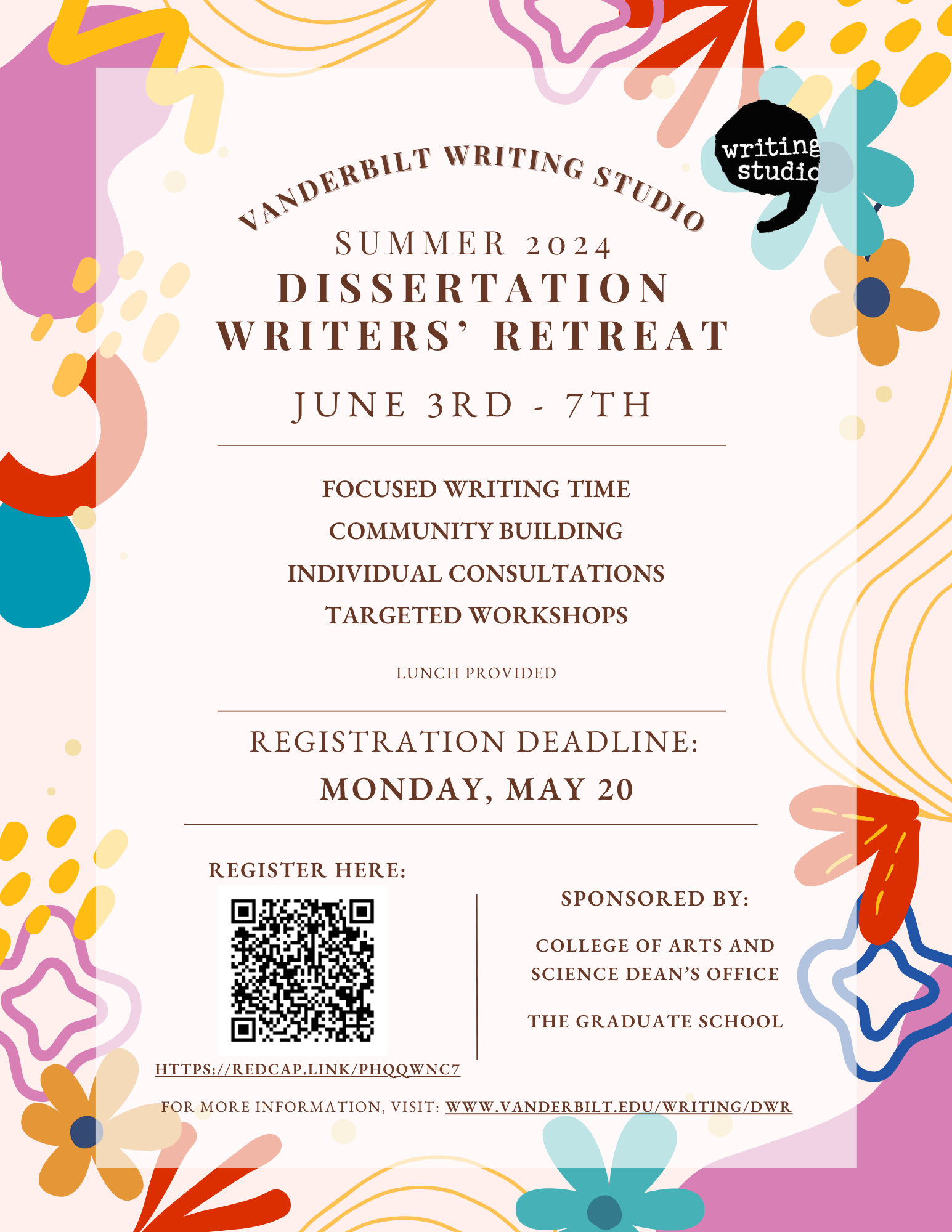 Dissertation Writers’ Retreats | The Writing Studio | Vanderbilt University
