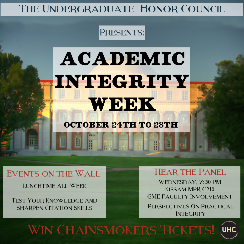 Academic Integrity Week | InnerVU | Vanderbilt University