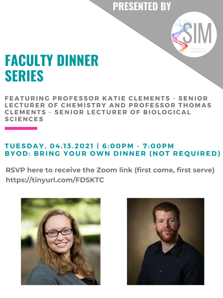 SIM Faculty Dinner Series: Drs. Katie and Thomas Clements | InnerVU ...
