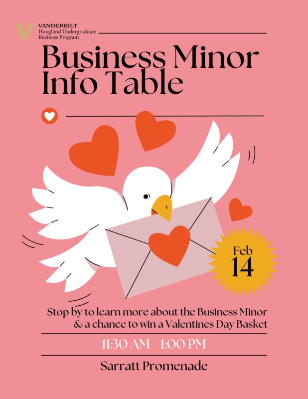 Business Minor Info Table | Hoogland Undergraduate Business Program ...