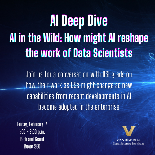 AI in the Wild: How might AI reshape the work of Data Scientists | Data Science | Vanderbilt ...