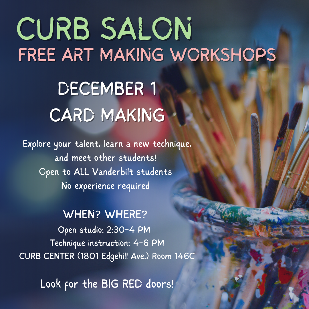 CURB SALON Dec 1 | The Curb Center | Vanderbilt University