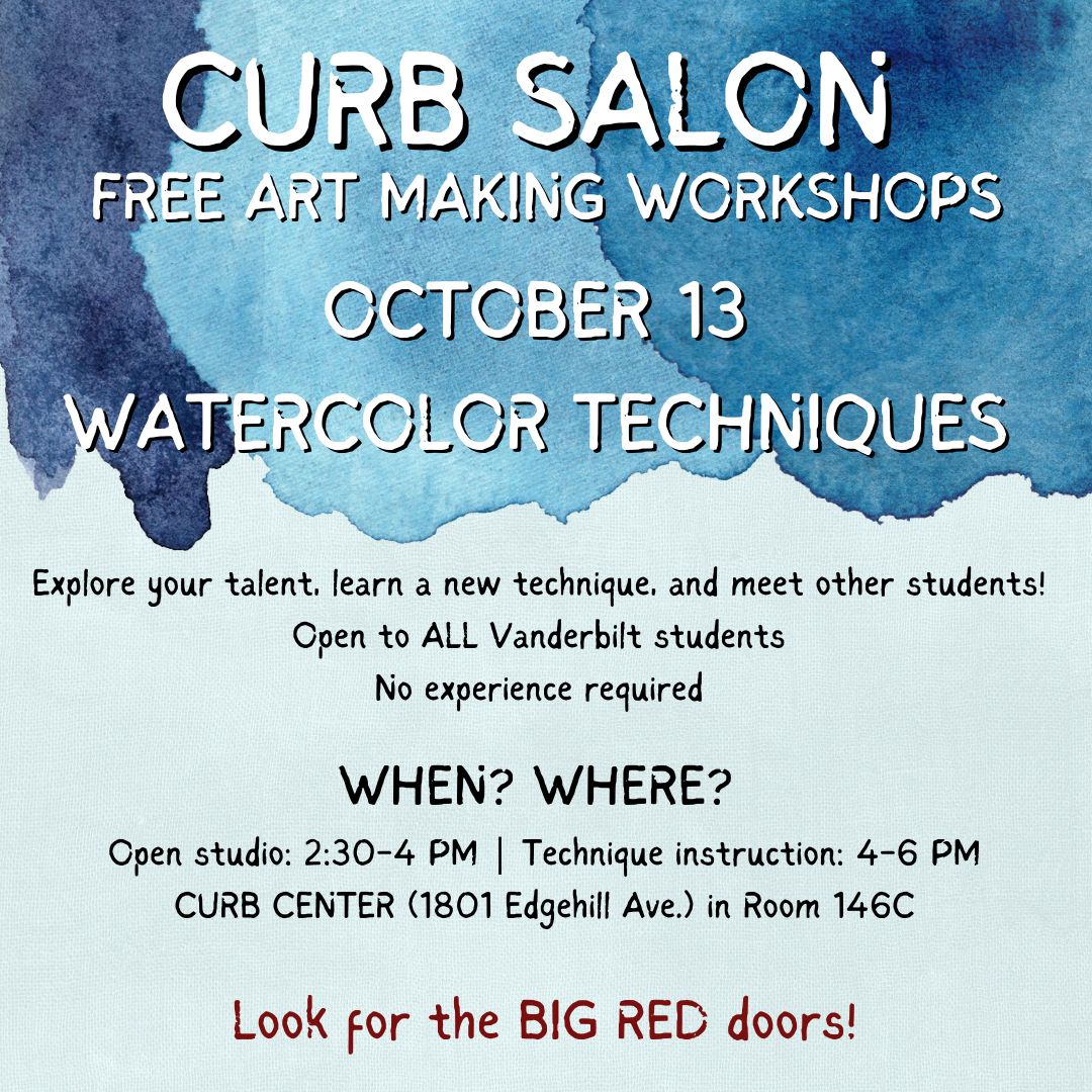 CURB SALON Oct 13 | The Curb Center | Vanderbilt University