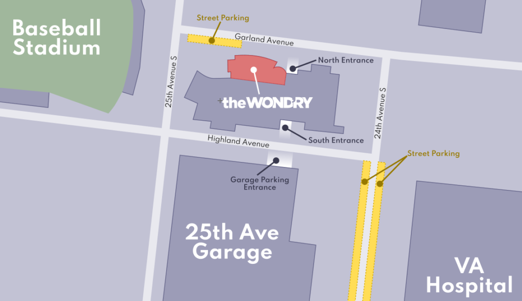 Parking Directions - the Wond'ry the Wond'ry | Vanderbilt University