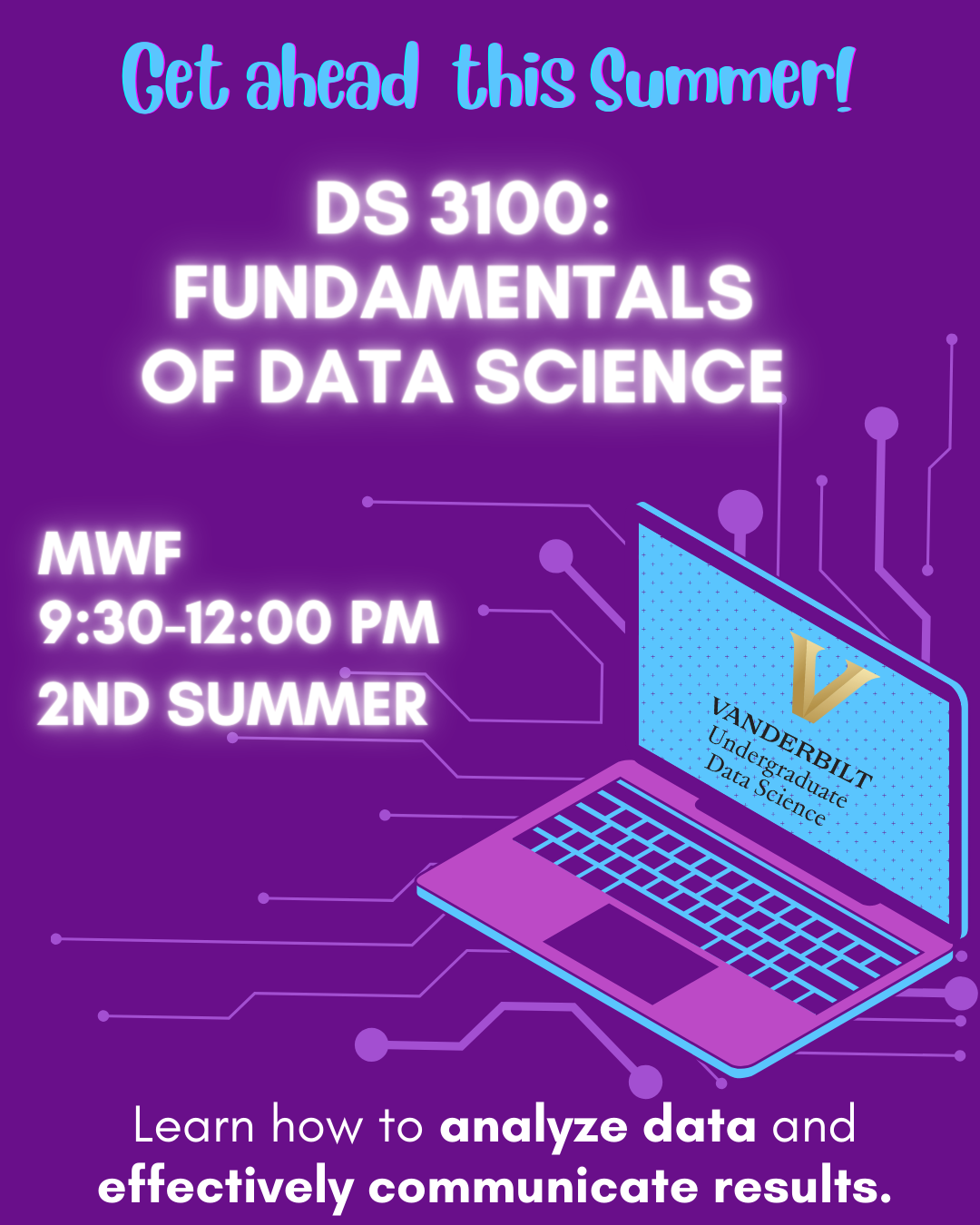 Take A Summer Course Ds 3100 Fundamentals Of Data Science