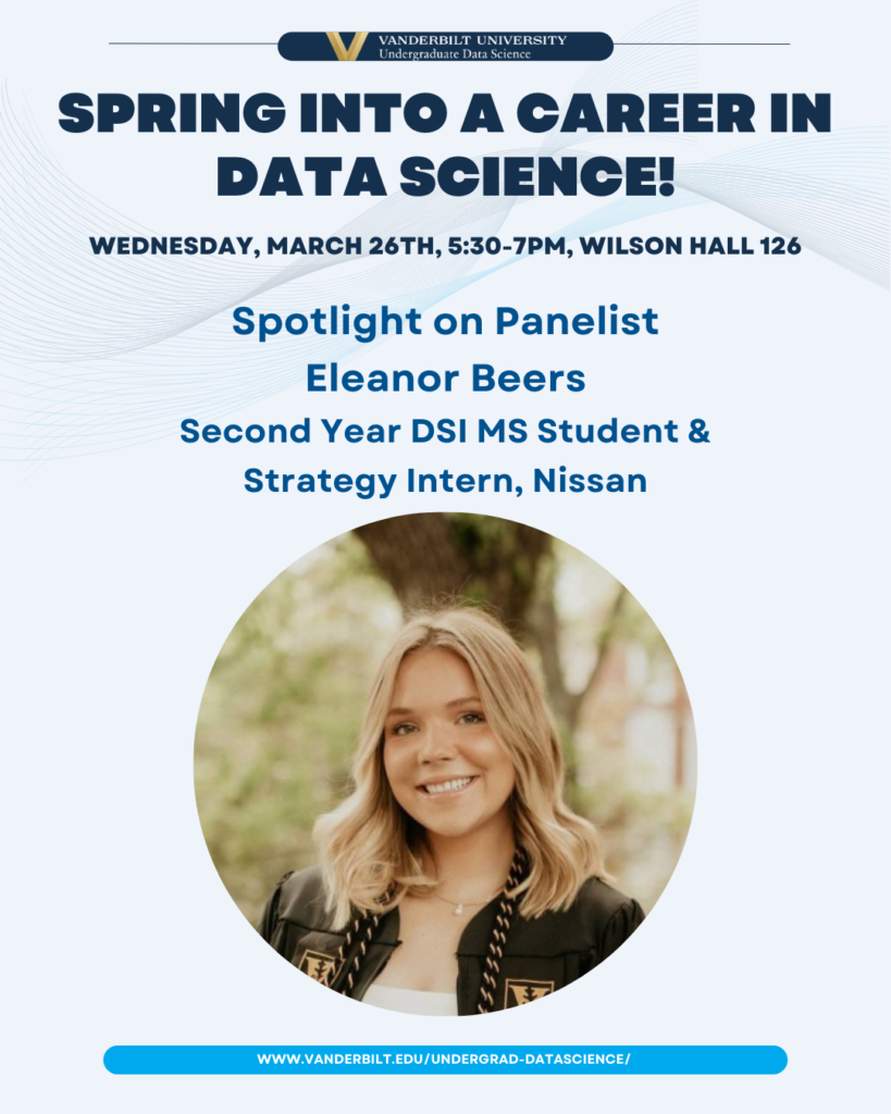 Spring Into a Career In Data Science – Spotlight on Panelist Eleanor Beers | Undergraduate Data ...