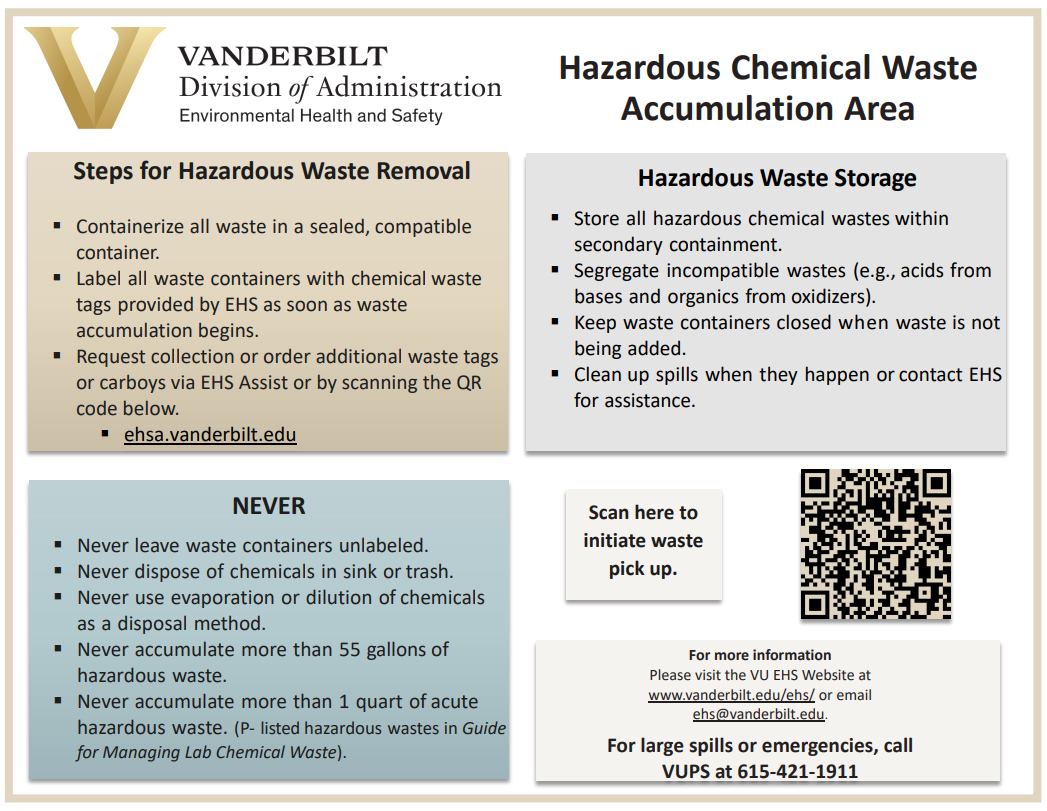 Chemical Safety and Hazardous Waste Document Library | Environmental ...