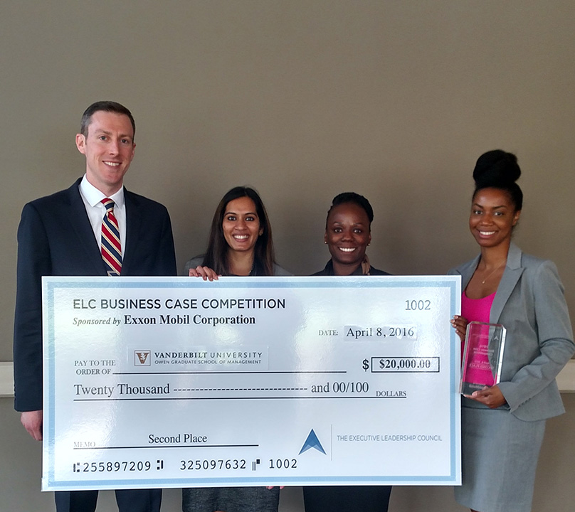 Vanderbilt MBA students win $20,000 at ExxonMobil case competition ...