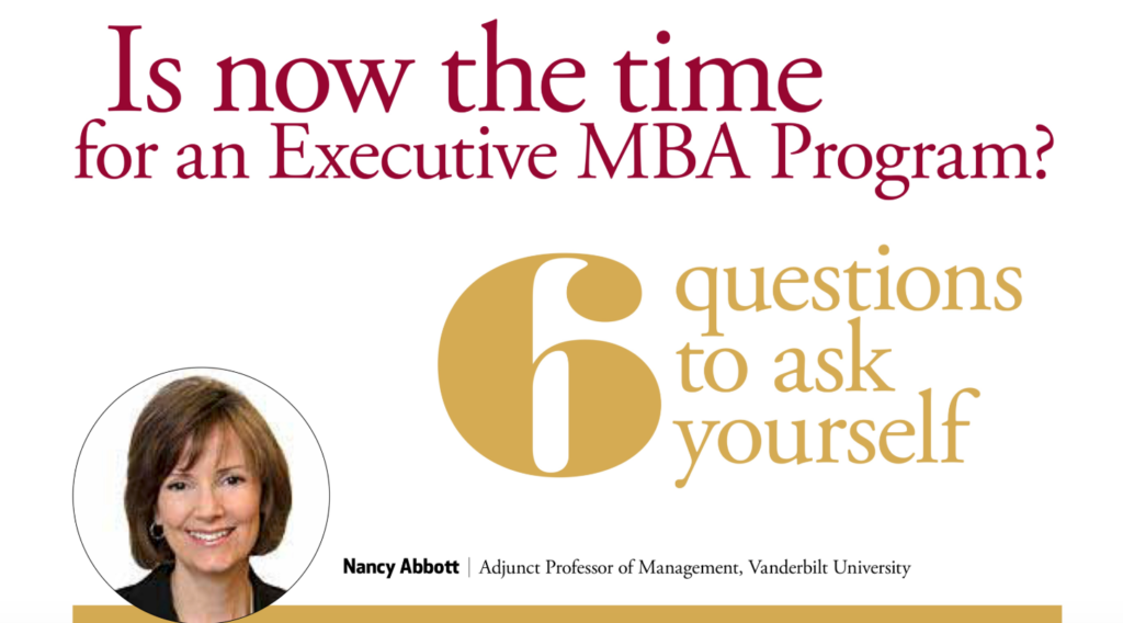 Executive MBA Content Archives - Vanderbilt Business School