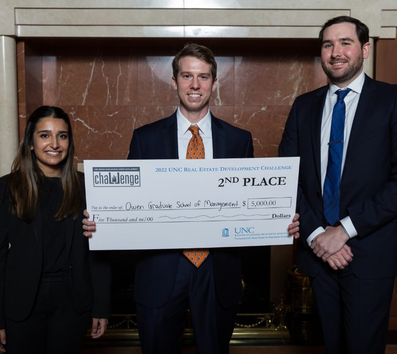 Vanderbilt Business Team Places Second at UNC Development Challenge