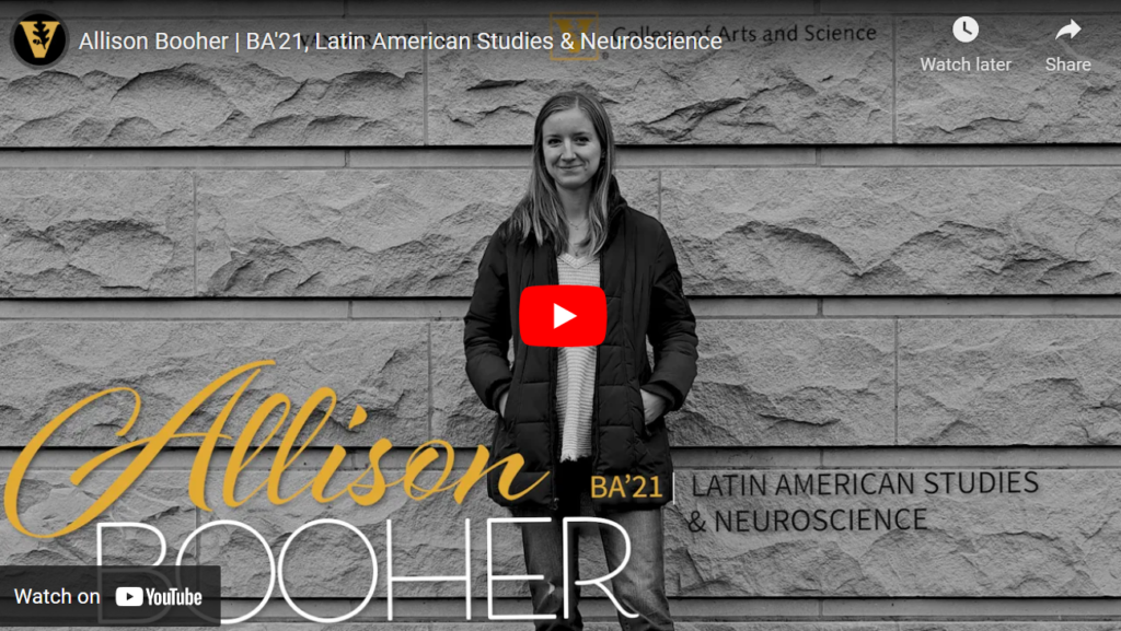 Student Spotlight: Allison Booher | Center for Latin American ...