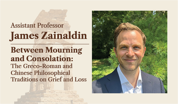 James Zainaldin presents on comparative Greco-Roman and Chinese ...