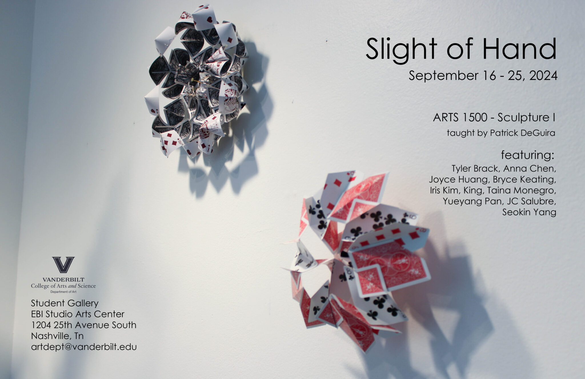 SlightofHand_StudentGallery | Department of Art | Vanderbilt University