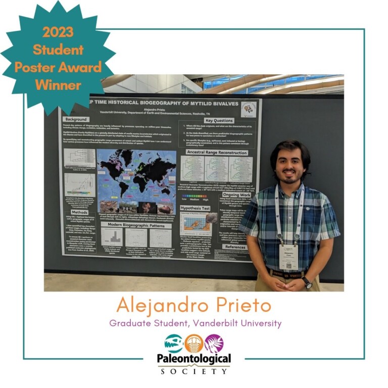 EES Grad Student Alejandro Prieto Won the 2023 Paleontological Society ...