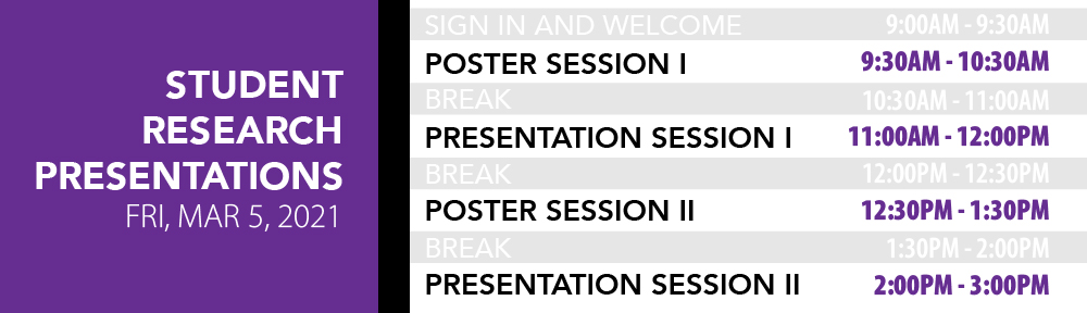 2021_Header | Student Research Presentations