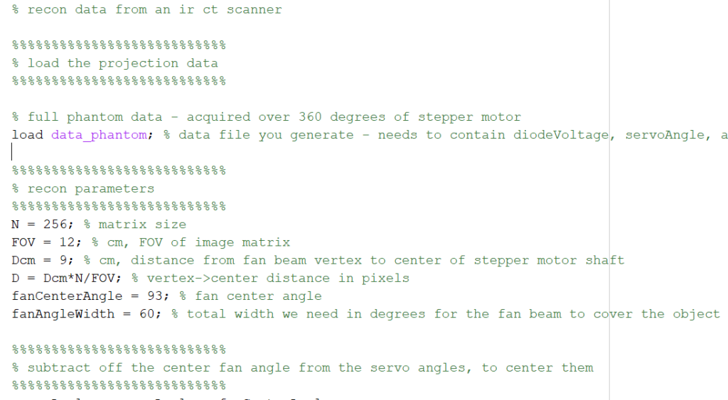 IR CT Scanner Week 5 | Imaging Instrumentation, Spring 2020