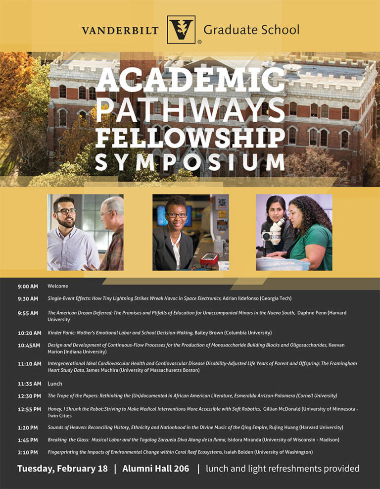 Fourth Academic Pathways Postdoctoral Fellows Symposium Set For Feb 18