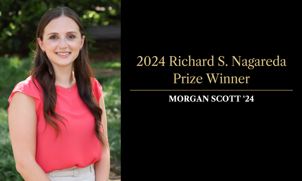Morgan Scott ’24 Wins the 2024 Nagareda Prize for Article on the Rule ...