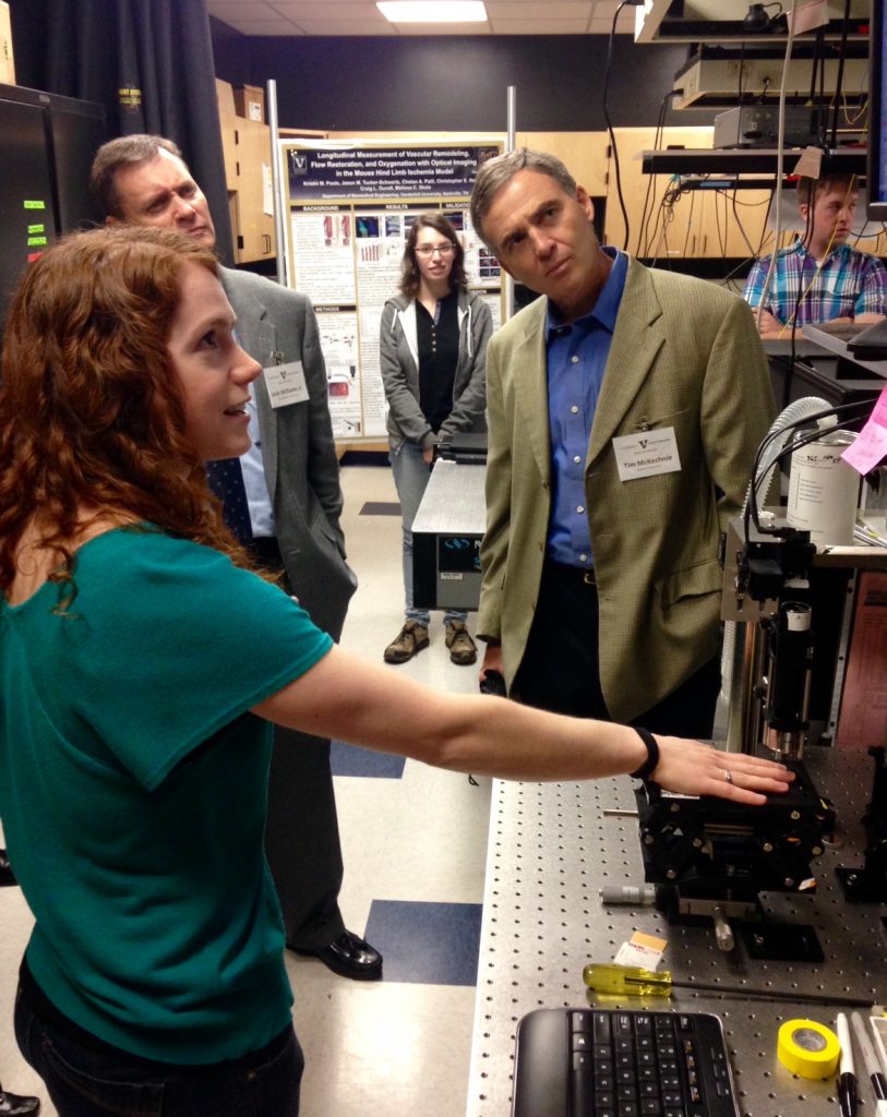 Engineering undergrads, biomedical tour wow Board of Visitors crowd ...