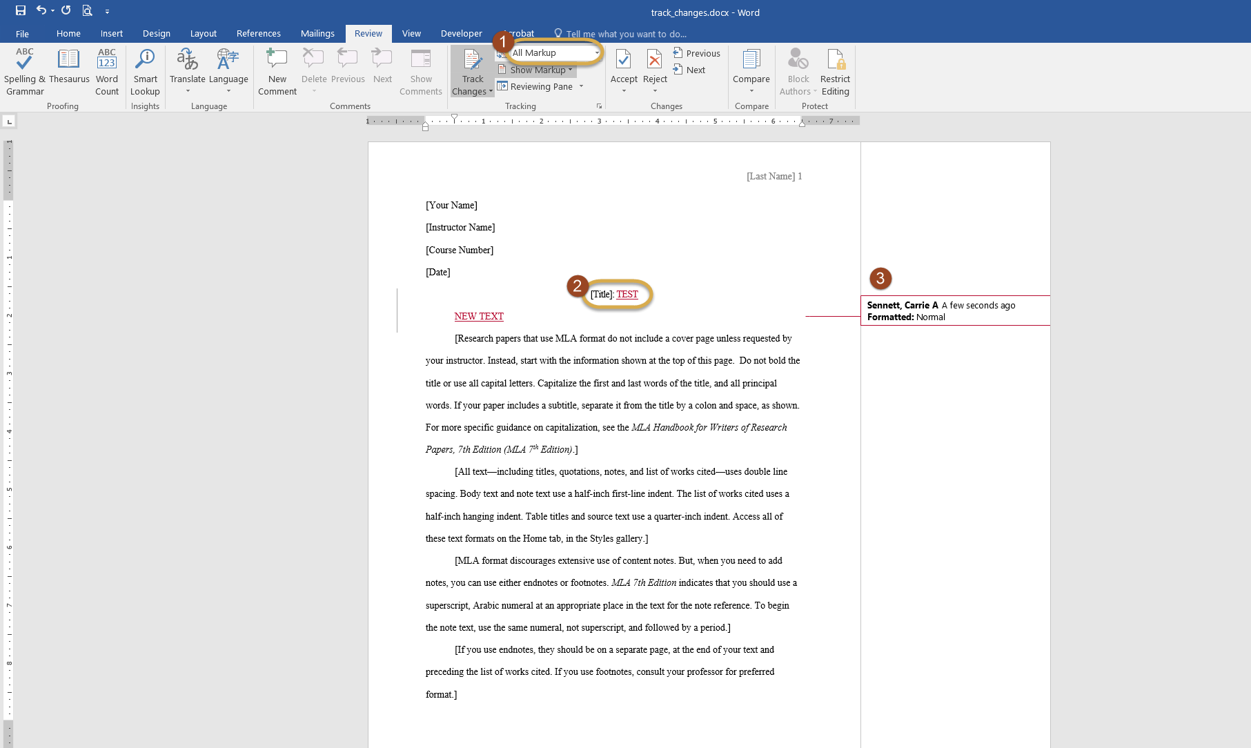 How To Track Changes And Add Comments In Microsoft Word Windows OS