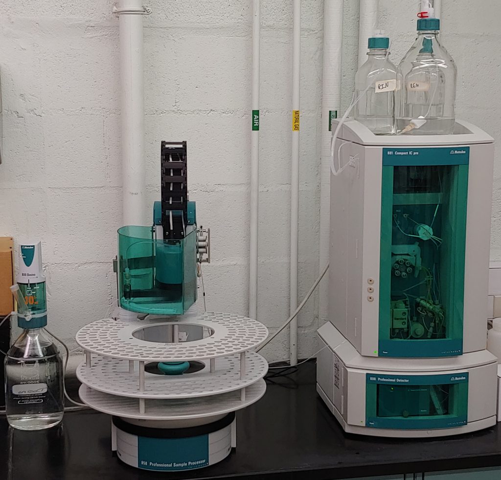 Ion Chromatograph (IC) | Materials Durability and Environmental ...