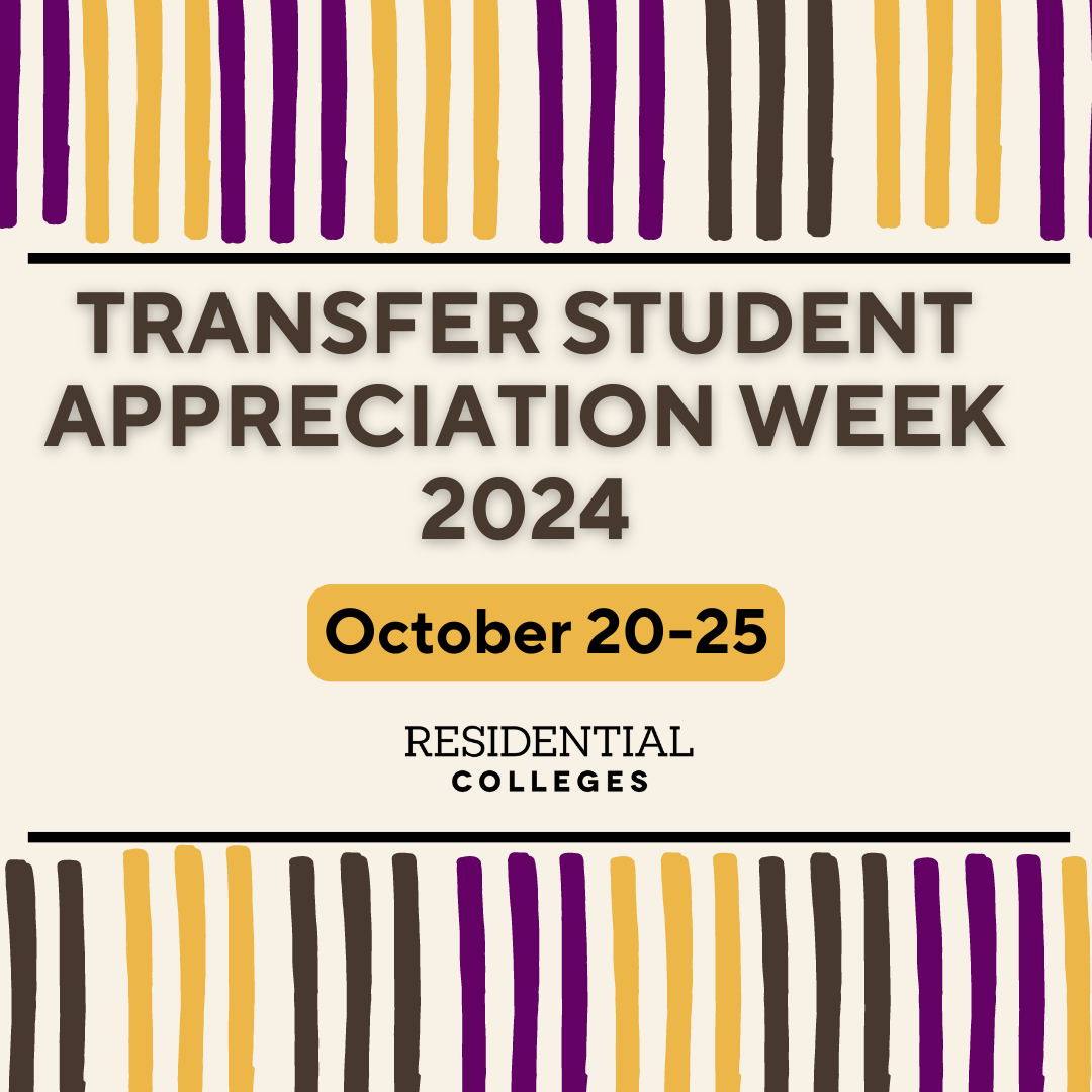 Transfer Student Appreciation Week 2024 | Transfer Students ...