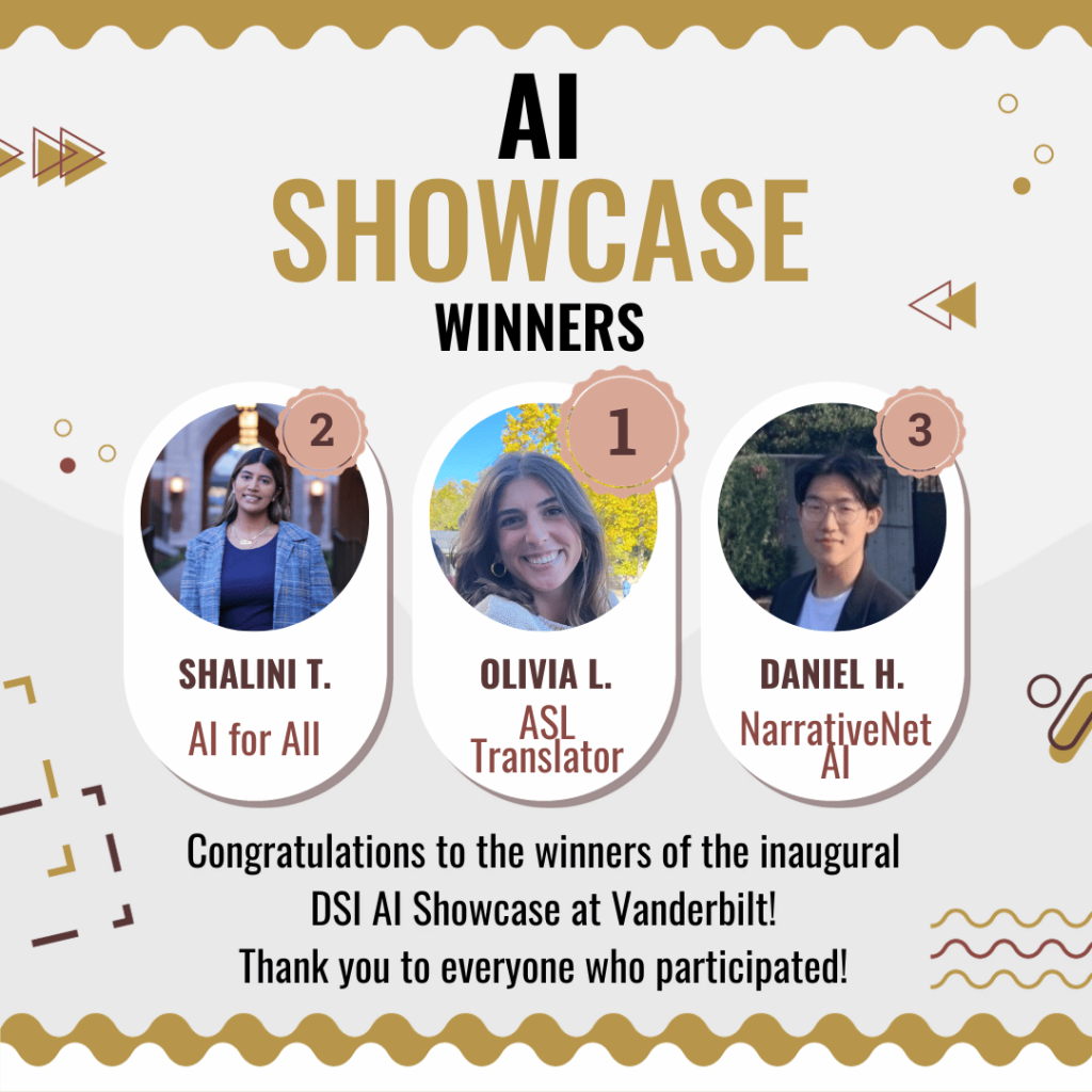 Reflecting on an Inspiring AI Showcase at the DSI! - DSIDSI | Vanderbilt University