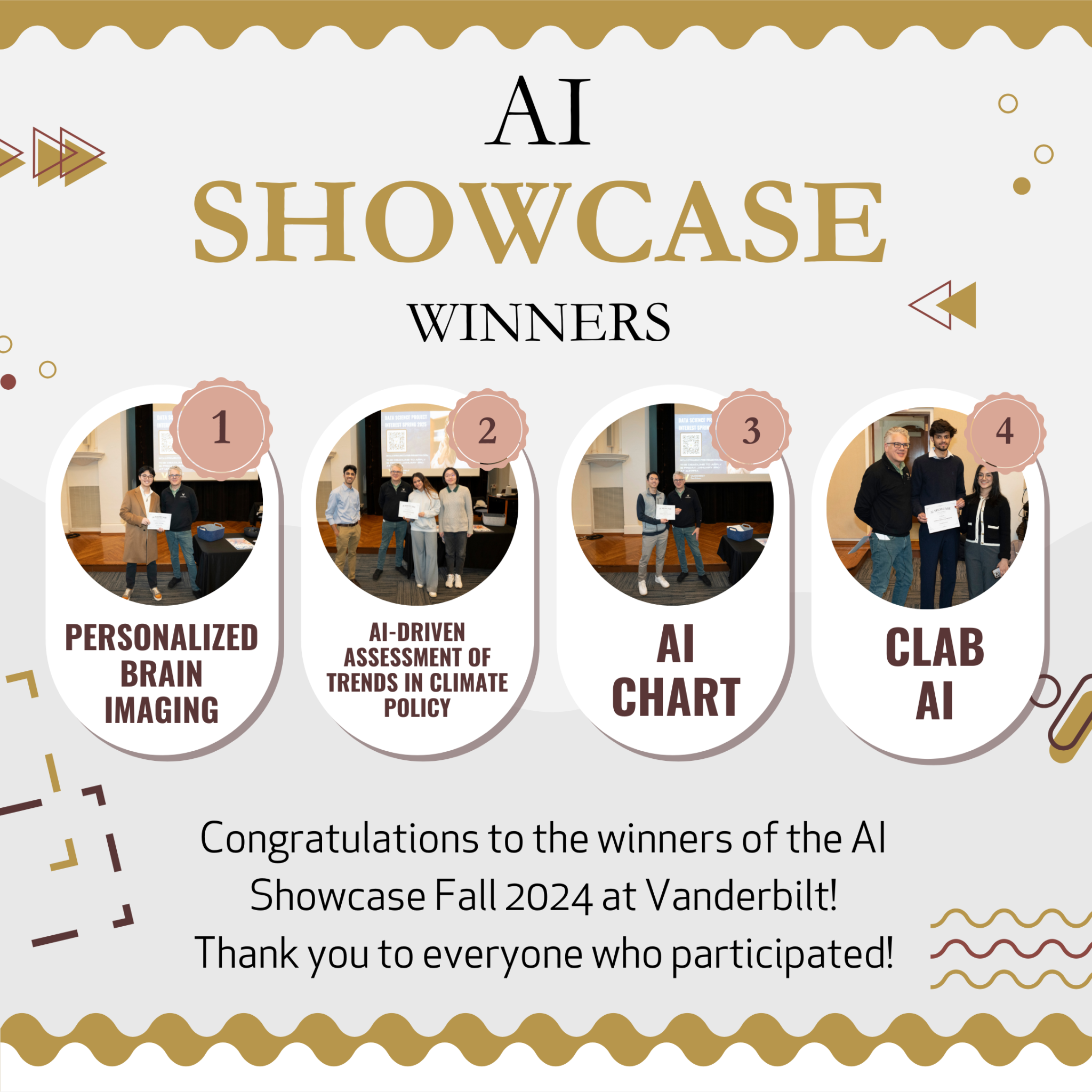 AI Showcase Fall 2024 Recap | DSI | Vanderbilt University