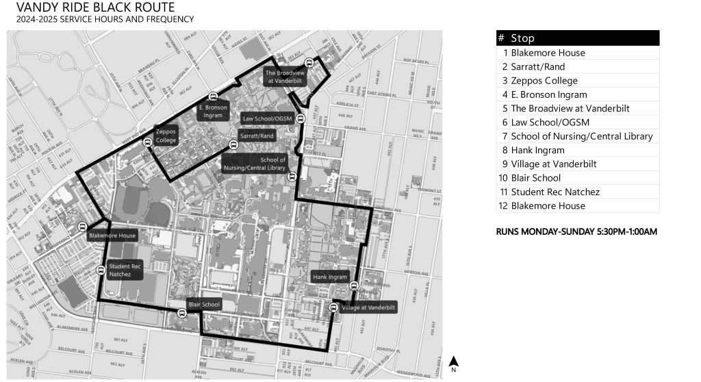 VandyRide | Transportation and Parking | Vanderbilt University