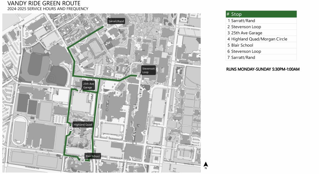 VandyRide | Transportation and Parking | Vanderbilt University
