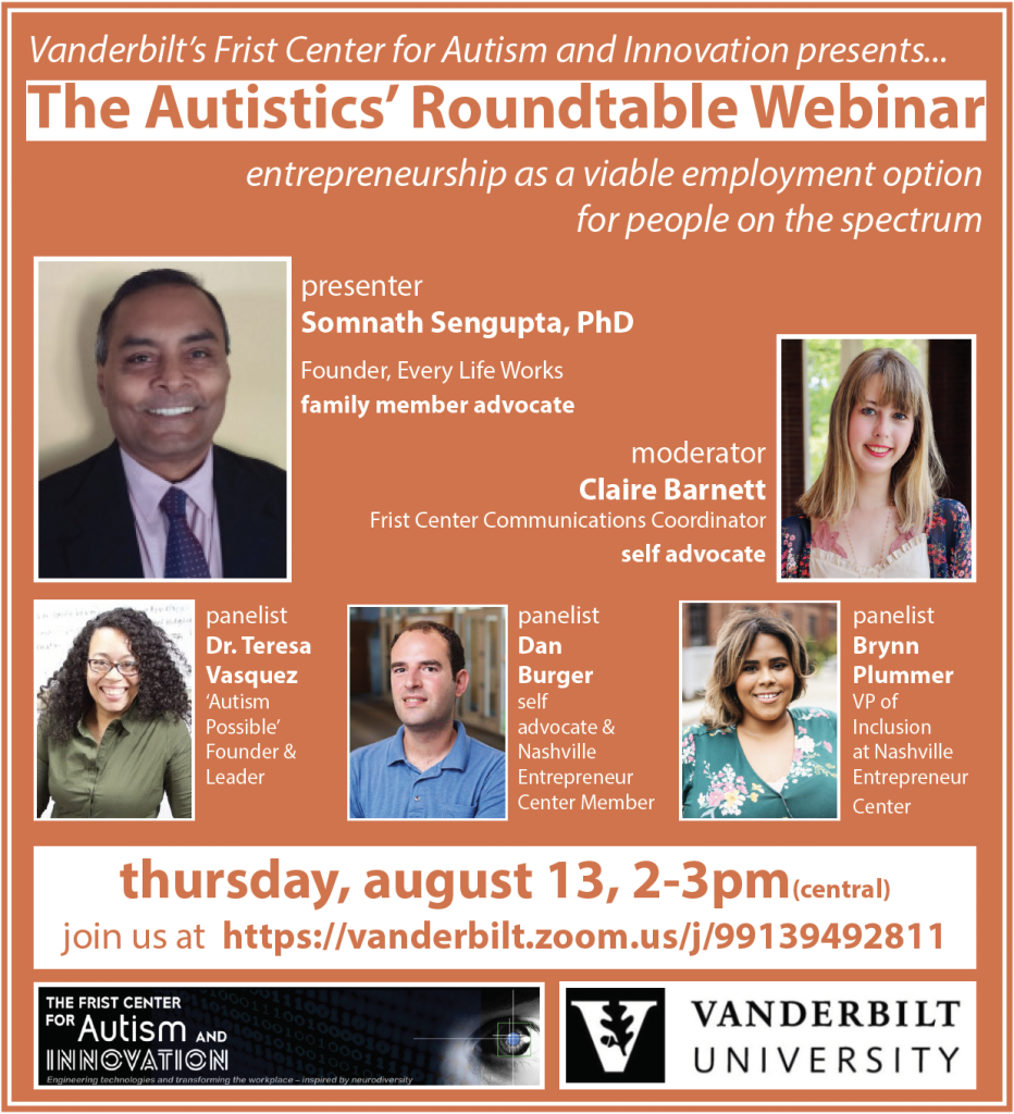 Upcoming Autistics’ Roundtable Webinar: Entrepreneurship as an option ...